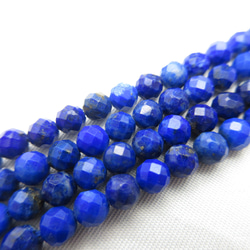 【AAAグレード】/【32面カット】/【ラピスラズリ】/size(約4㎜玉)/1set(10玉)/1033a4 ビーズ kizuna 通販 ...