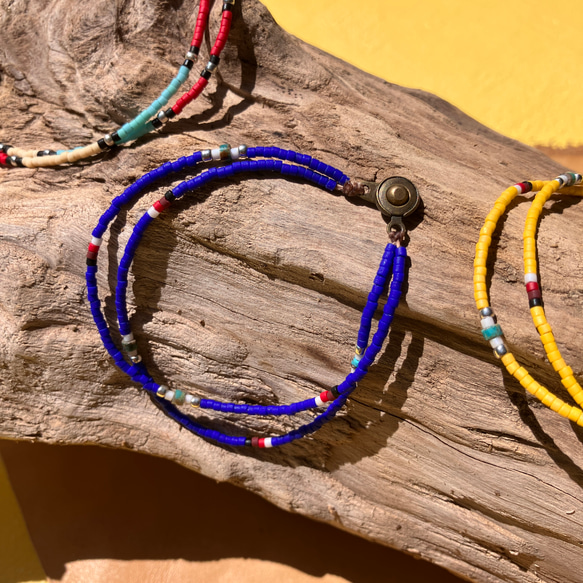 Blue/Ocean - Beaded Bracelet ブレスレット souleo 通販 15836511｜Creema(クリーマ)