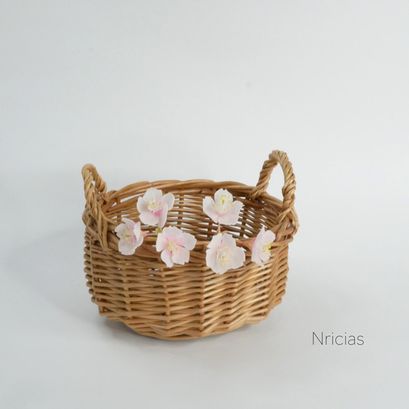 枯れない桜 クレイフラワー NO.S3-1 アートフラワー Nricias 通販｜Creema(クリーマ)