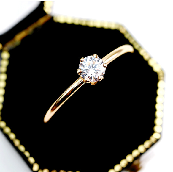 【14kgf】4mm石 35種から選べる天然石リング 1.3mmアーム／アレルギー対応・つけっぱなしok・指輪 指輪・リング Jewelry craft.sachi 通販 15852468 ...