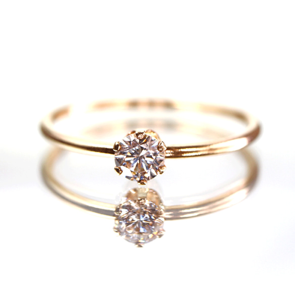 【14kgf】4mm石 35種から選べる天然石リング 1.3mmアーム／アレルギー対応・つけっぱなしok・指輪 指輪・リング Jewelry craft.sachi 通販 15852468 ...