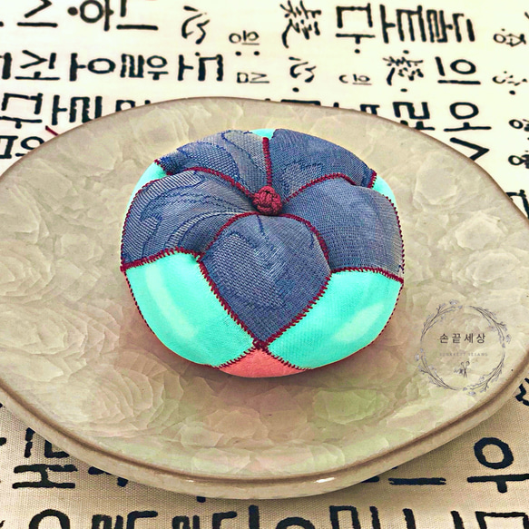 ポジャギ 針山 ピンクッション 紫陽花ハンドメイド2023 その他雑貨 손끝세상（指先の世界） 通販 15874588｜Creema(クリーマ)