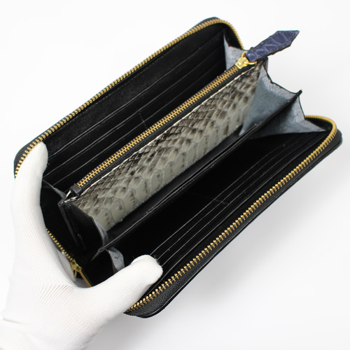 クロコダイル長財布 パイソンレザー メンズ財布 シャイニング クロコダイル長財布 パイソンレザー メンズ財布 シャイニング