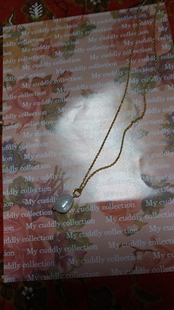 saleバロック淡水パール一粒のネックレス ネックレス・ペンダント ガーネット 通販｜Creema(クリーマ) 15883899