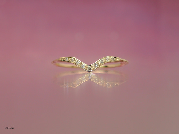 ピッコリーノ シーガル リング（K10 ダイヤモンド） Creema限定 指輪・リング Nosri〔ノスリ〕 通販 15884160｜Creema(クリーマ)