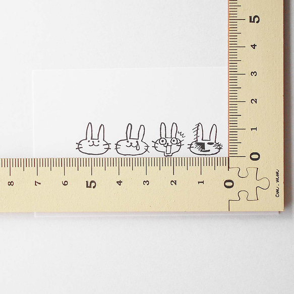 ぴょんの表情スタンプ うさぎ 261 はんこ・スタンプ ななほし工房 通販 15892685｜Creema(クリーマ)