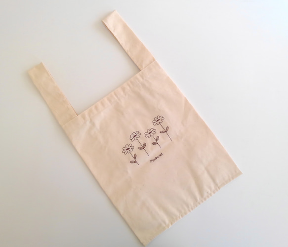 No．1459 【送料無料】エコバッグ(中)マーガレット エコバッグ・サブバッグ エフリング弘前 通販 15896308｜Creema(クリーマ)