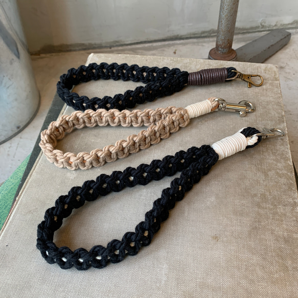 KEY HOLDER/STRAP マクラメ編みキーホルダー/ストラップ キーリング crope 通販 15902733｜Creema(クリーマ)