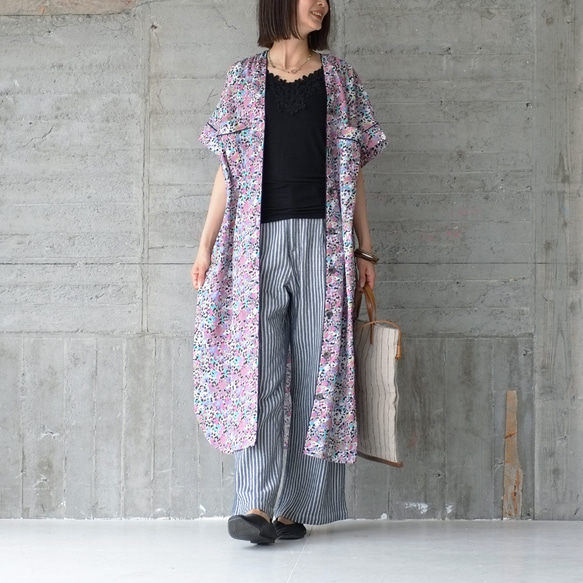 オシャレくすみカラー♪パイピングシャツワンピース（23s-12）パープル ワンピース Hammock 通販 15905739｜Creema(クリーマ)