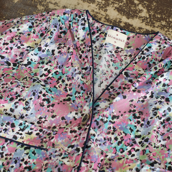 オシャレくすみカラー♪パイピングシャツワンピース（23s-12）パープル ワンピース Hammock 通販 15905739｜Creema(クリーマ)