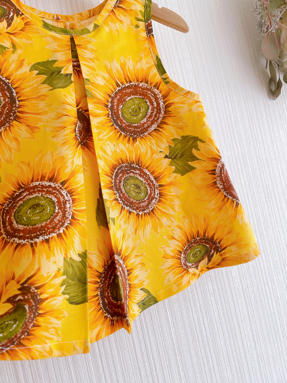 ひまわりチュニック 子供服 infinity 通販 15909205｜Creema(クリーマ)