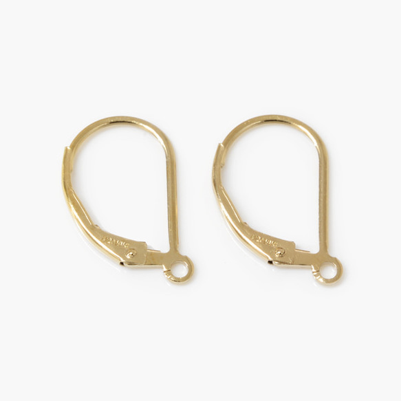 【3ペア】14KGF レバーバック式ピアスパーツ ゴールドフィルド GFLB-01 金具・チェーン セブンシーズ 通販 15916468｜Creema(クリーマ)