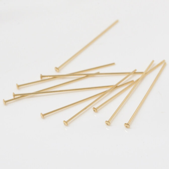 【10本入り】14KGF Tピン 線径0.5mm ゴールドフィルド GFHP-03 金具・チェーン セブンシーズ 通販 15916518 ...