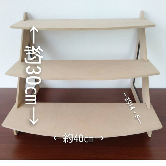 【幅40】ハンドメイド イベント什器【分解可】 棚・シェルフ・ラック ワークショップさんれっど 通販 15919298｜Creema(クリーマ)