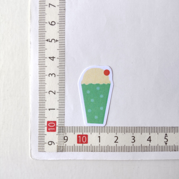 クリームソーダ フレークシール シール・ステッカー ドラセナ 通販 15923708｜Creema(クリーマ)