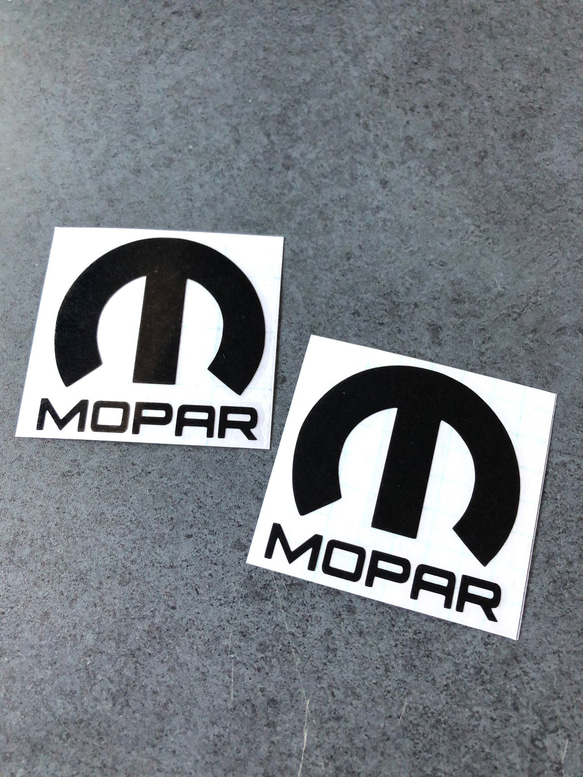 中サイズ MOPAR ステッカー 2枚セット 《カラー選択可》送料無料 シール・ステッカー MLA.sticker 通販 15925171 ...