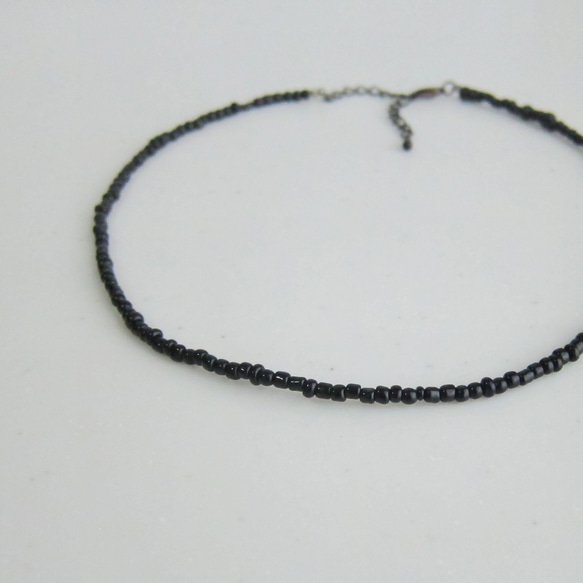 Black One color ブラック ワンカラー シンプル ラインネックレス 大粒 ネックレス・ペンダント nacci 通販 ...
