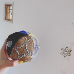 fuwa coro ball #ミナペルホネン刺繍 #パッチワーク おもちゃ・ペット小物 linenmade 通販 15949164 ...