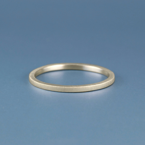 【K10YG】レイヤードリング スクエア・マット仕上げ 指輪・リング HARUKA jewelry 通販 15953543｜Creema(クリーマ)