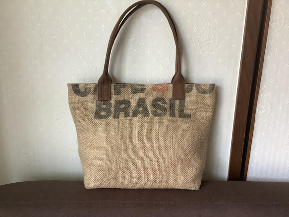 ★再販★珈琲豆麻袋のトートバック トートバッグ yumi928 通販 15954091｜Creema(クリーマ)