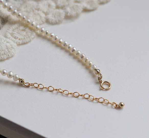 4way・14kgf ベビーパール 125cm ロングネックレス ネックレス・ペンダント MI.f (エムアイ エフ) 通販｜Creema(クリーマ)