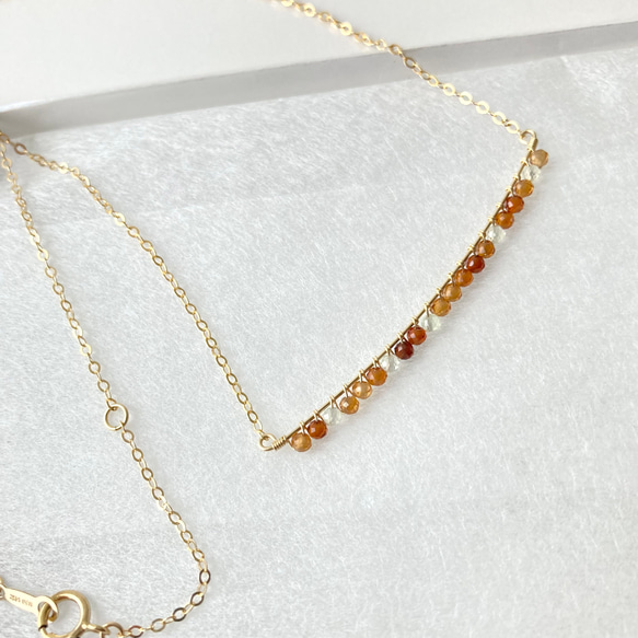 ヘソナイト×プレナイトのネックレス 14kgf ネックレス・ペンダント En. 通販 15961750｜Creema(クリーマ)