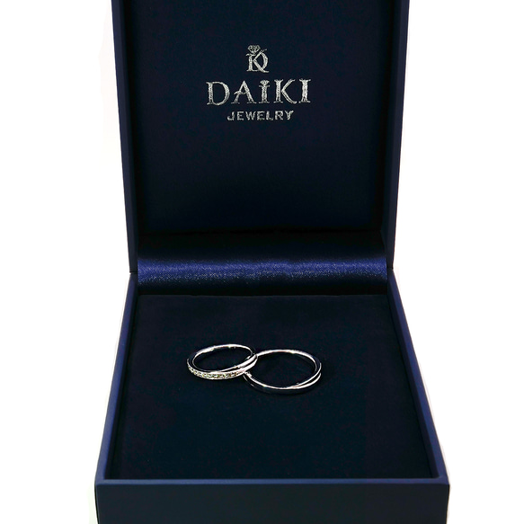 受注制作 結婚指輪 マリッジリング ペアリング ダイヤモンド モアサナイト モアッサナイト シリーズ029 指輪・リング DAIKI JEWELRY 通販 15974142｜Creema(クリーマ)