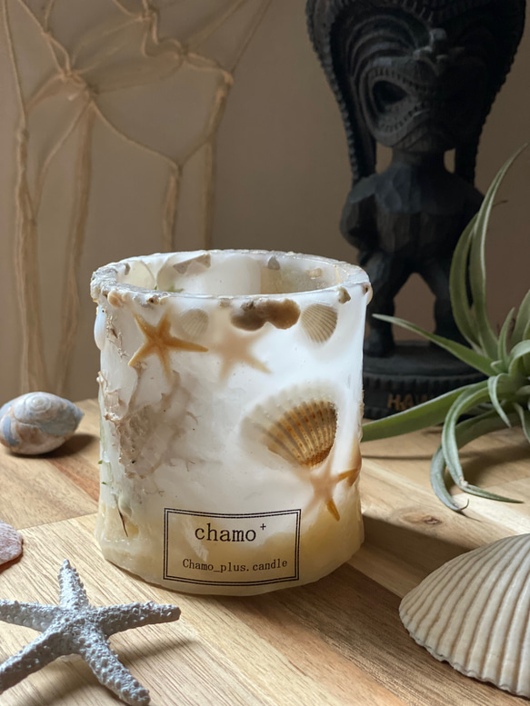 summer candle holder キャンドル・キャンドルホルダー Chamo_plus 通販 15979898｜Creema(クリーマ)