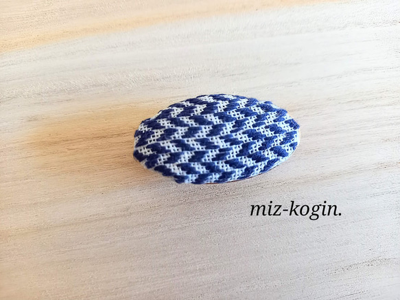 こぎん刺し 帯留め 帯留め miz-kogin. 通販｜Creema(クリーマ) 15981747