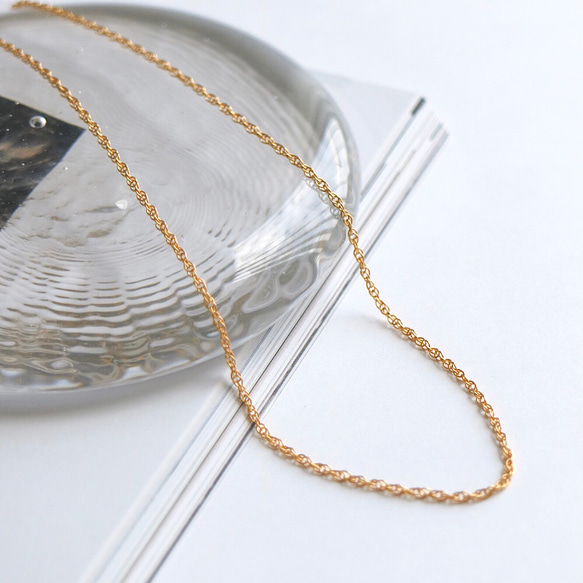 14kgf ボリュームネックレス スキンジュエリー ネックレス・ペンダント Chére 通販｜Creema(クリーマ) 15982333