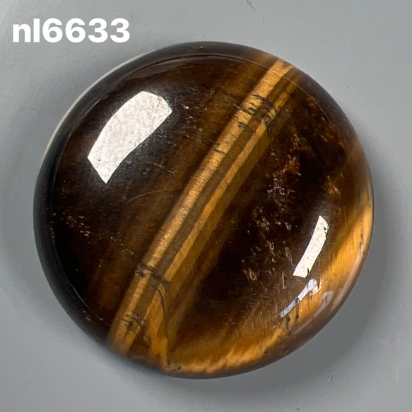 タイガーアイ 25ミリ ラウンドカボション nl6633 天然石 pinky 通販｜Creema(クリーマ) 15984247