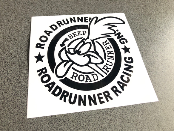 road runner Racing 丸 ロードランナー ステッカー 左向き【カラー選択可】 送料無料♪ その他アート korokoro 通販 ...