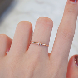 Sv925純銀製 繊細 ピンクゴールド シンプル リング 指輪 K18仕上げ 金属アレルギー対応 指輪・リング cissylady_LINEクーポン 通販｜Creema(クリーマ) 15991284