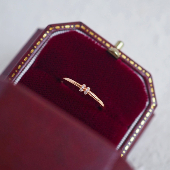 Sv925純銀製 繊細 ピンクゴールド シンプル リング 指輪 K18仕上げ 金属アレルギー対応 指輪・リング cissylady_LINEクーポン 通販｜Creema(クリーマ) 15991284