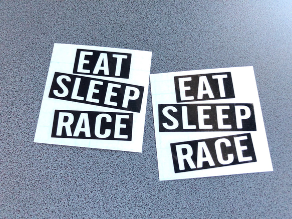 USDM JDM EAT SLEEP RACE ミニサイズ ステッカー アメ車 US【カラー選択可】 送料無料♪ その他アート korokoro 通販 15992965｜Creema(クリーマ)