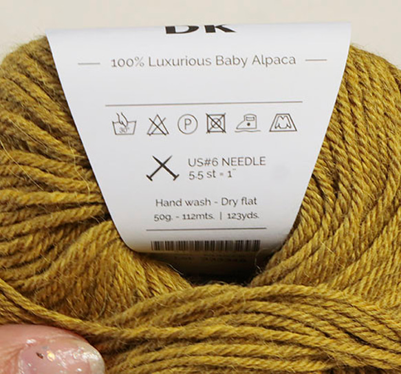 極上肌触り・ベビーアルパカ100%毛糸・マスタードM3578 毛糸 ナスカデザイン 通販｜Creema(クリーマ) 16022775