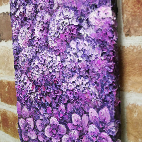 油絵 絵画 【紫の紫陽花】 絵画 HR 通販 16028804|Creema 油絵 絵画 【紫の紫陽花】 絵画 HR 通販 16028804|Creema