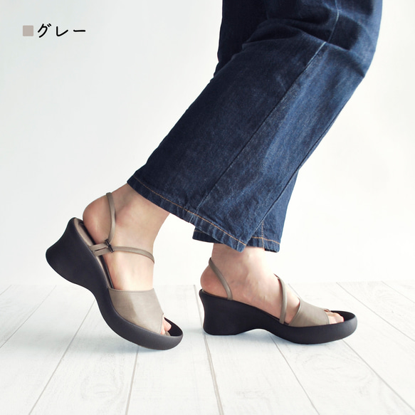 アシンメトリーストラップサンダル 2way 7cmヒール RegettaCanoe -リゲッタカヌー-CJFH-807a サンダル リゲッタ ...