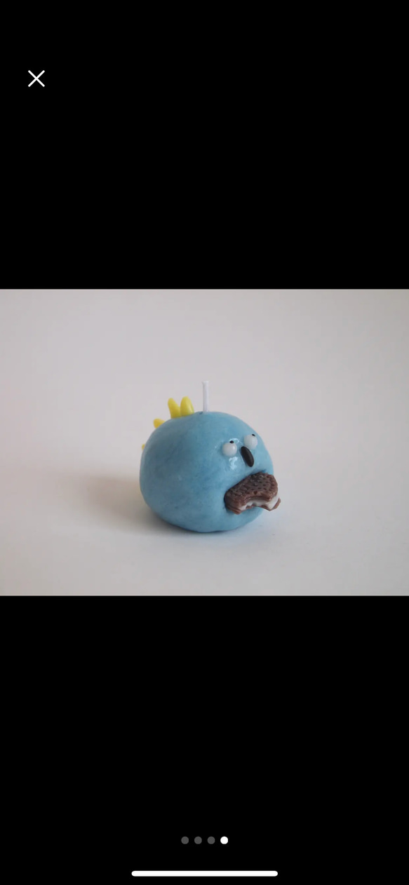 ビスケットザウルスさん キャンドル・キャンドルホルダー KUFUU candle 通販 16031803｜Creema(クリーマ)