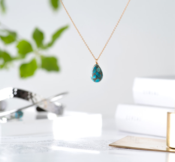 【Creema限定 夏の福袋】K14gf ブルーコッパーターコイズ 2点セット ピアス（その他） レモンソーダ 通販 16040679｜Creema(クリーマ)