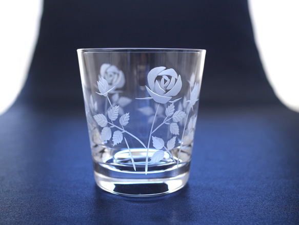 ばらの花グラス 切子 透明 グラス Namry Glass 通販 16044090｜Creema(クリーマ)