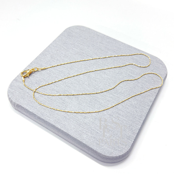 【1本】16KGP極細の約40cmネックレスチェーン /bp58 金具・チェーン 低金属アレルギーパーツBESTPARTS 通販 16056830｜Creema(クリーマ)