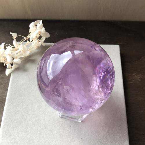 虹入り!透明感抜群!高品質⭐︎アイリスアメジストスフィア 虹入り!透明感抜群!高品質⭐︎アイリスアメジストスフィア