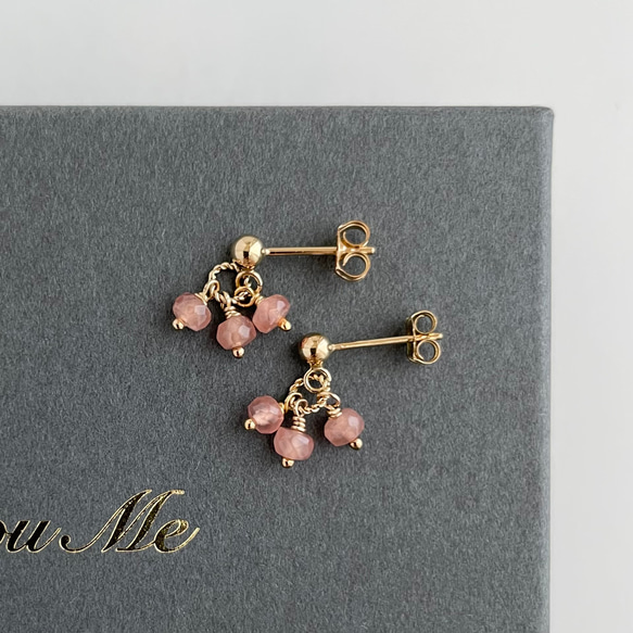 14kgf Inca Rose petit pierce / earring ピアス（スタッド・一粒） Y o u M e 通販 ...
