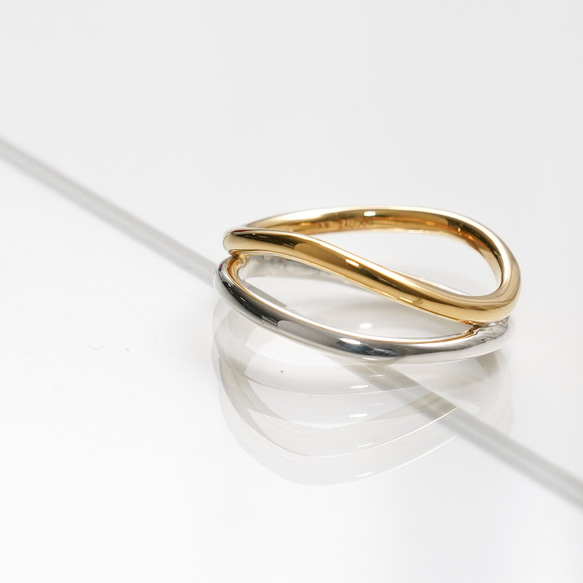 Double wave RING / SV925 ≪送料無料≫ 指輪・リング Kumpel by p 通販 16091486｜Creema(クリーマ)