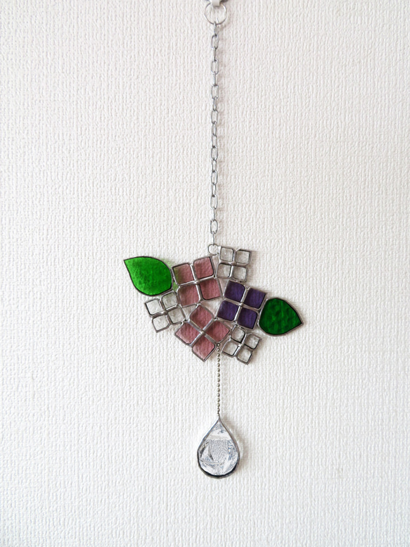 ステンドグラス 紫陽花 雫 その他インテリア雑貨 pi-tyan 通販｜Creema(クリーマ) 16102541