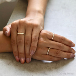 【silver Ring】Attrait Trois シルバー950 シンプル 槌目 艶消し 可愛い リング プレゼント 指輪・リング JEWEL YOKO 通販 16113549 ...