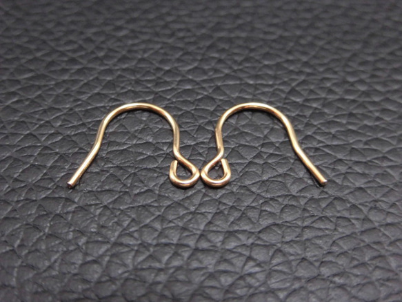 【14KGF】ピアスフック 1ペア K19 金具・チェーン KAZEYA－かぜやー 通販 16124631｜Creema(クリーマ)