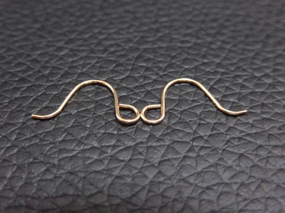 【14KGF】ピアスフック 1ペア K20 金具・チェーン KAZEYA－かぜやー 通販 16124635｜Creema(クリーマ)