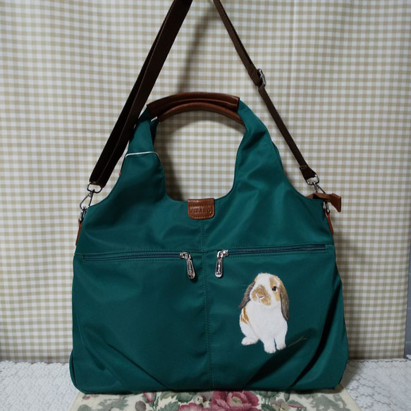 R-683 手描き うさぎのツーウェイバッグです 2wayバッグ CECIL 通販｜Creema(クリーマ) 16129208